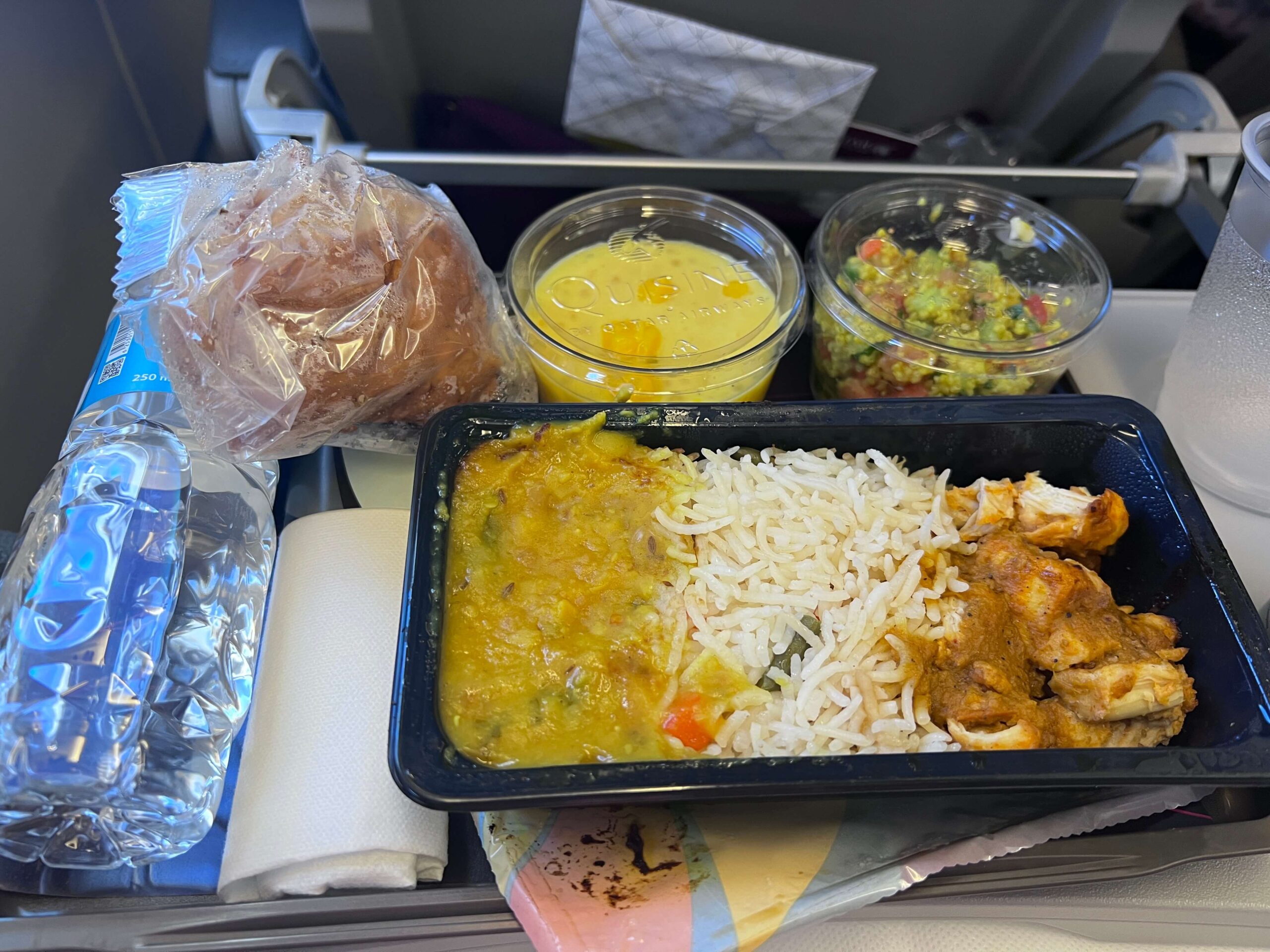 DC to Kathmandu: Qatar Airways Economy Class Food Review - The Frugal ...